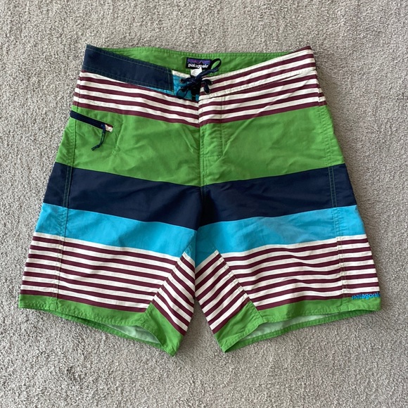 Patagonia | Swim | Patagonia Mens Board Shorts Striped Swimsuit Swim ...